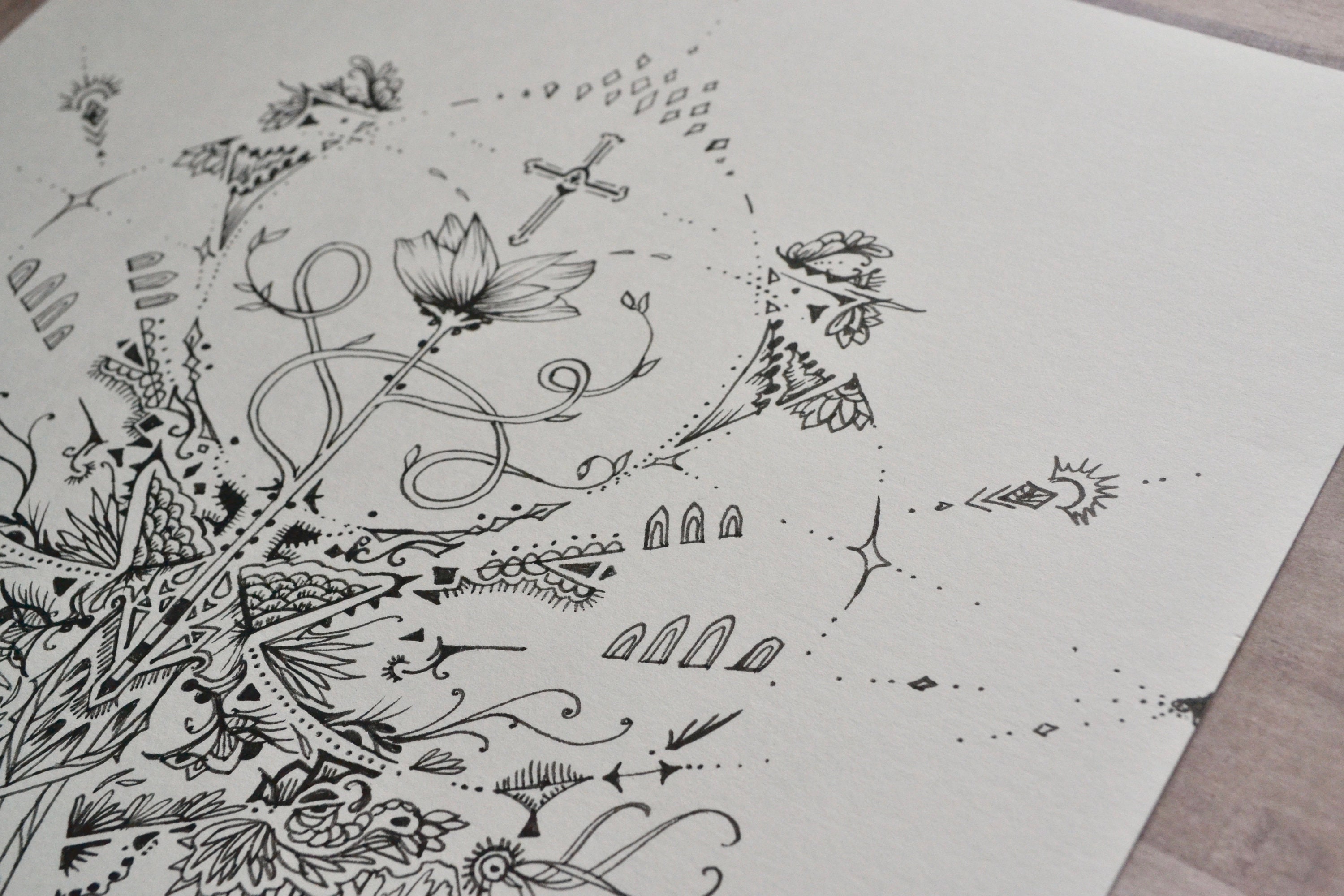 Revelation... - 9" X 12" Original Art - Ink Drawing (one of a Kind ...