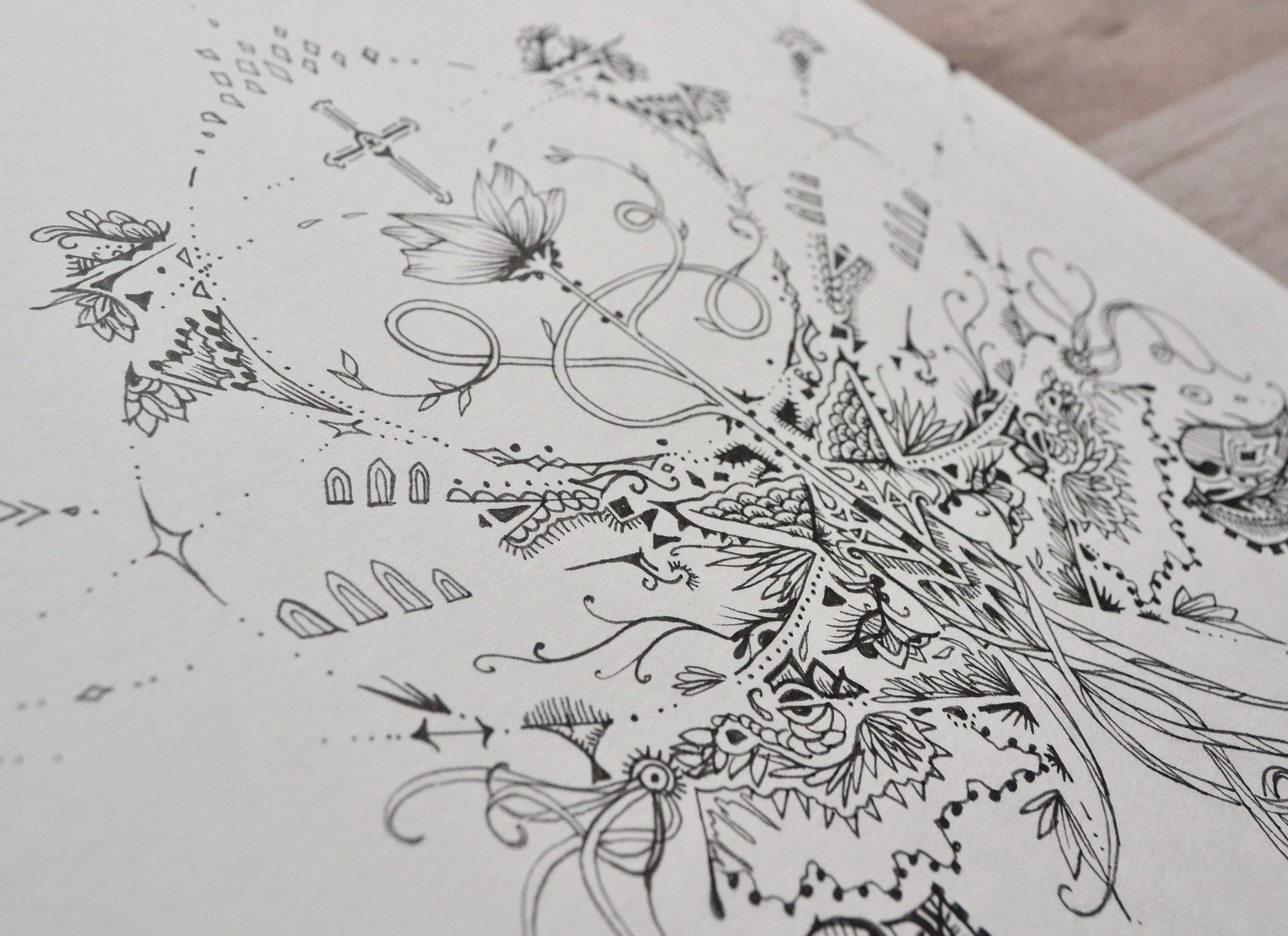 Revelation... - 9" X 12" Original Art - Ink Drawing (one of a Kind ...