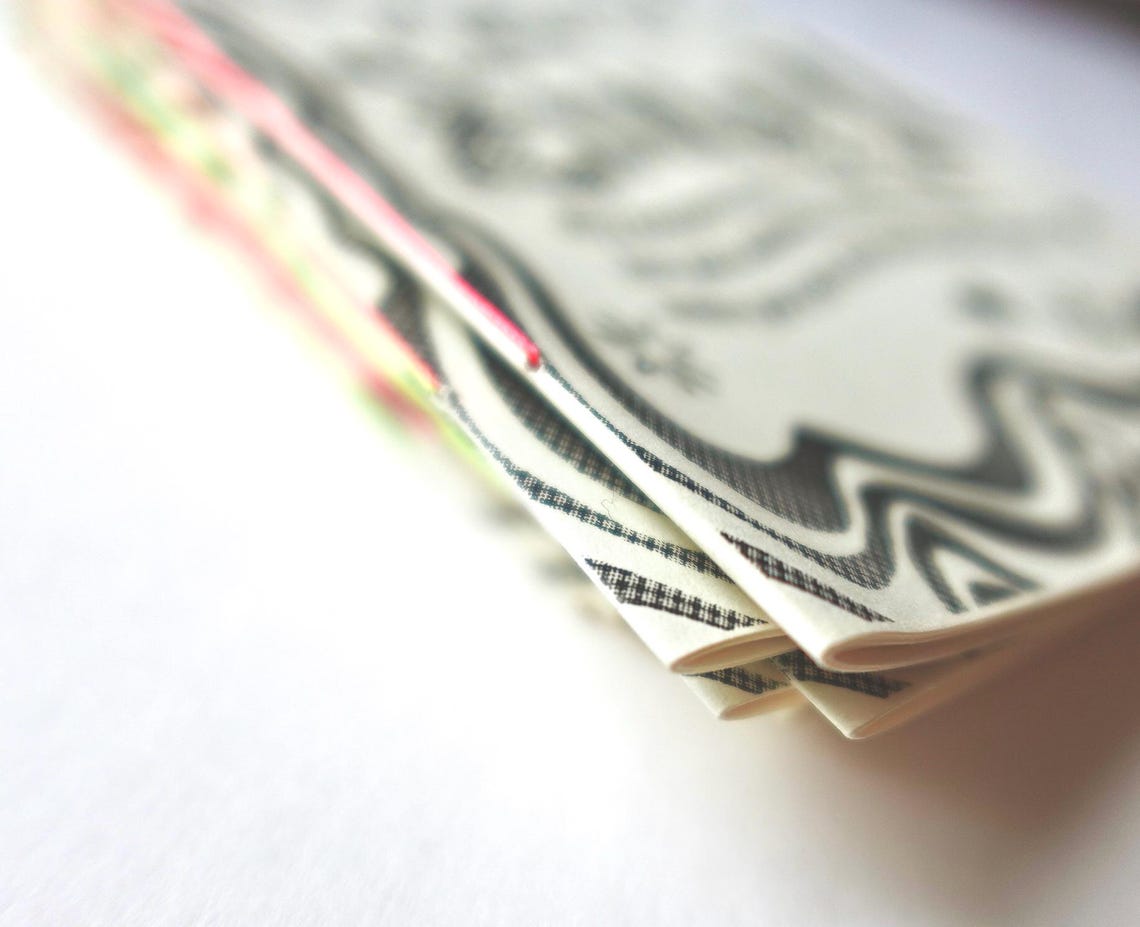 Zine: "you Really Need to Make a Zine!" Handmade Booklet, Stitched ...