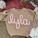 DIY Kids Hand Embroidered Name Sweater Kit, Learn to Embroider, DIY ...