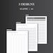 Printable Body Measurement Template: Track Progress, Journal (LETTER ...