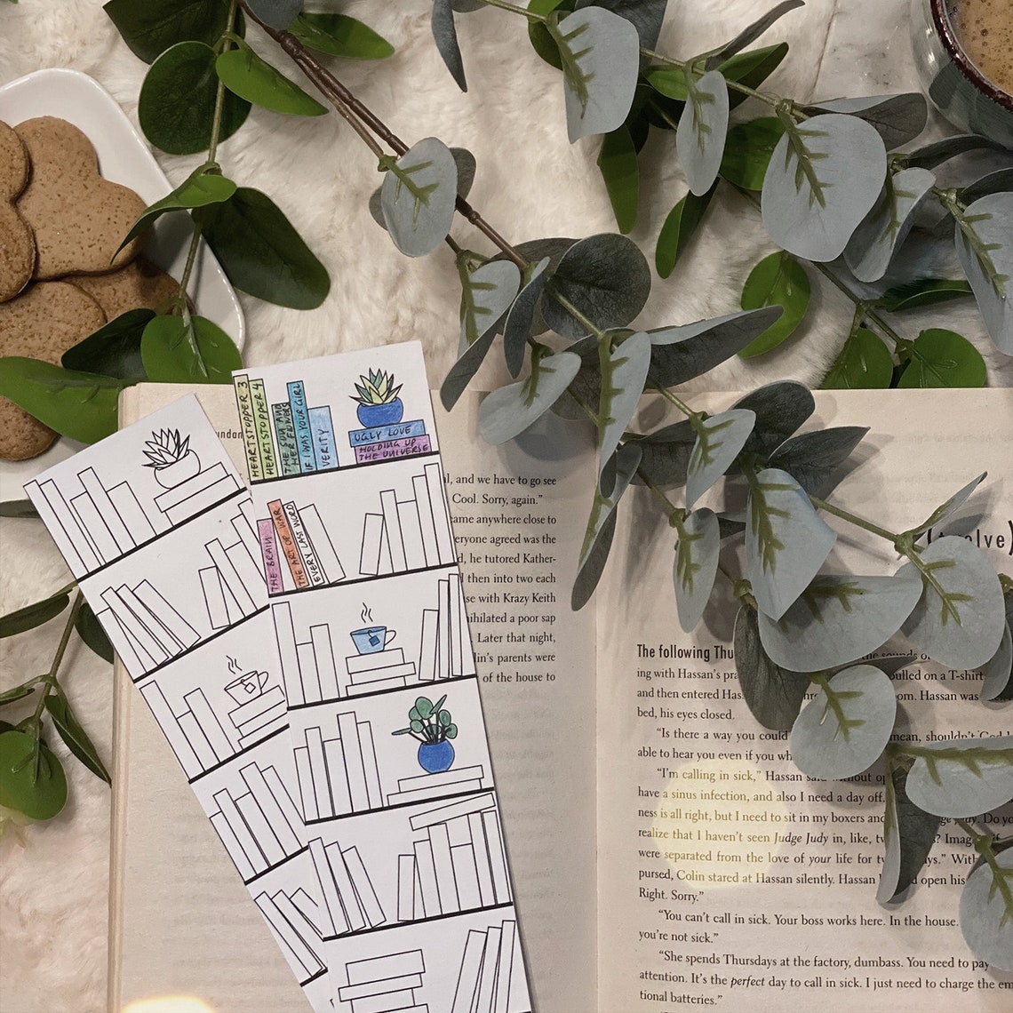 Printable Bookmark: Book Closet, Reading Challenge, Book Tracking (PDF ...
