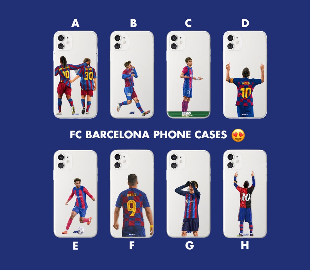 Silicone Football Case FC Barcelona, Football Case for Smartphone TPU ...
