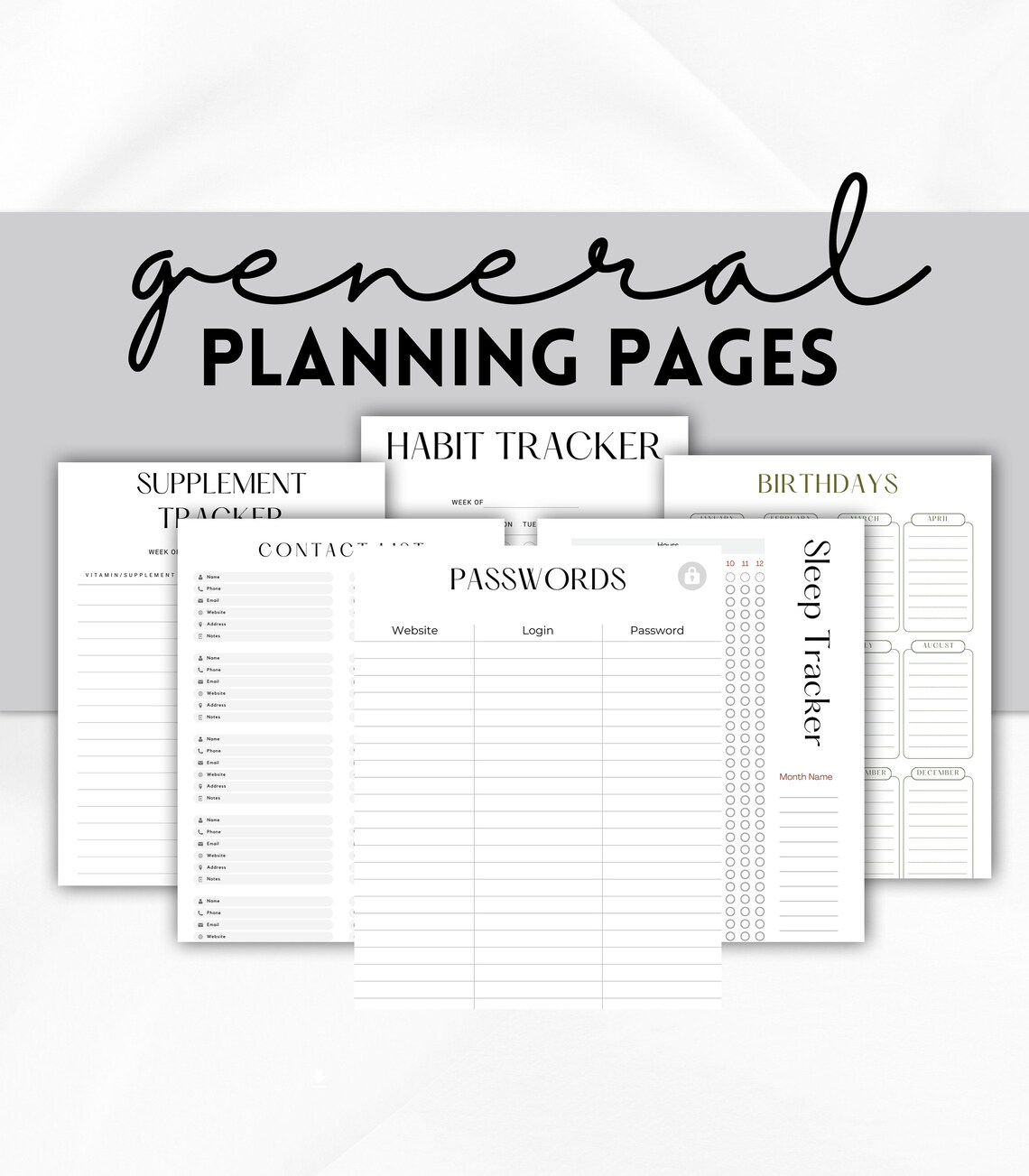 PHD Planner, Ultimate Planner Bundle for Dissertation, Academic Planner ...