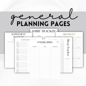 PHD Planner, Ultimate Planner Bundle for Dissertation, Academic Planner ...
