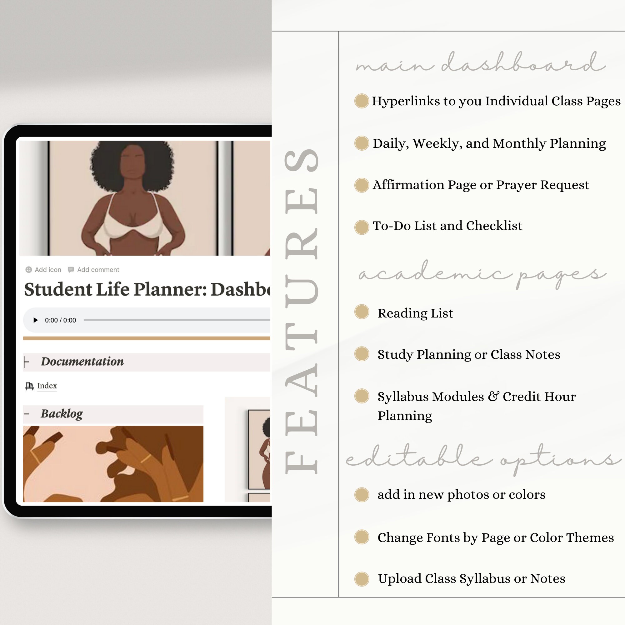 Notion Phd Student Dissertation Planner, Academic Planner Doctoral Candidate, Masters Degree ...