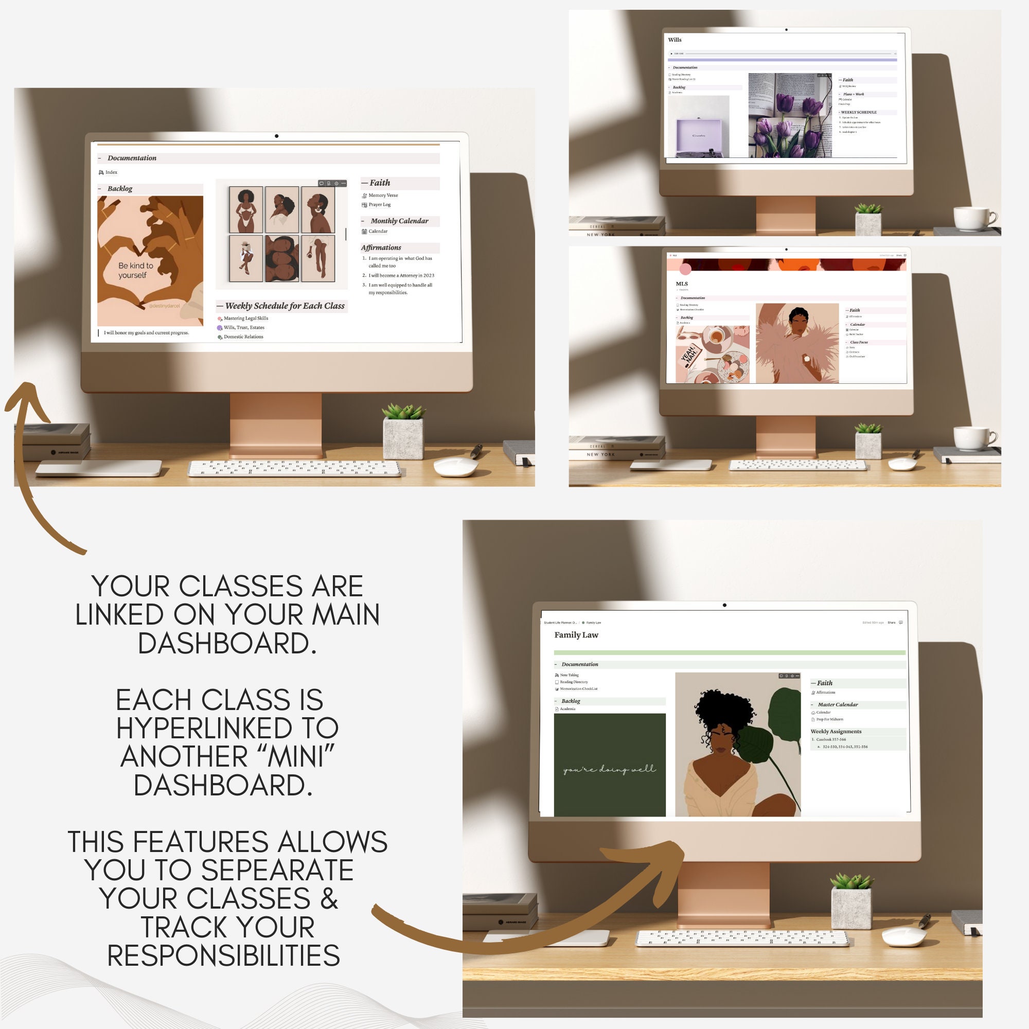 Notion So, Law School, Notion Template for Students, Notion Dashboard, Notion Productivity ...