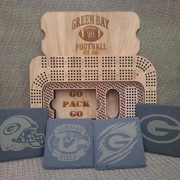 Green Bay Packers Cribbage Board - Etsy