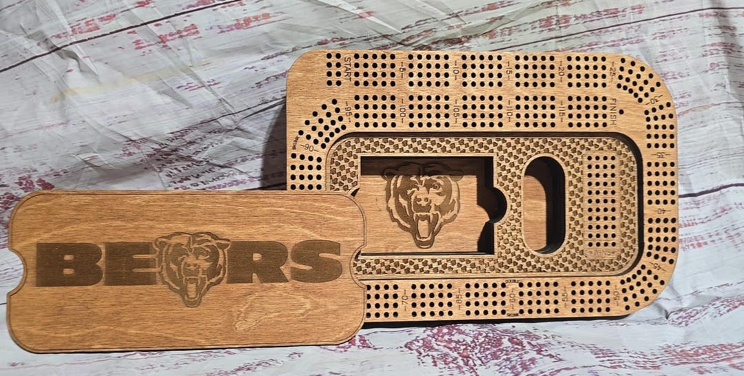 Sport Team Cribbage Board - Etsy