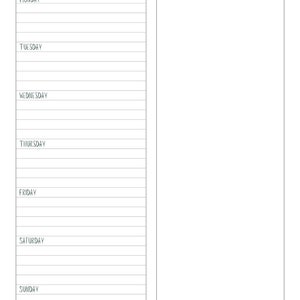 Weekly Planner- Simple *fonts Collection* - Etsy