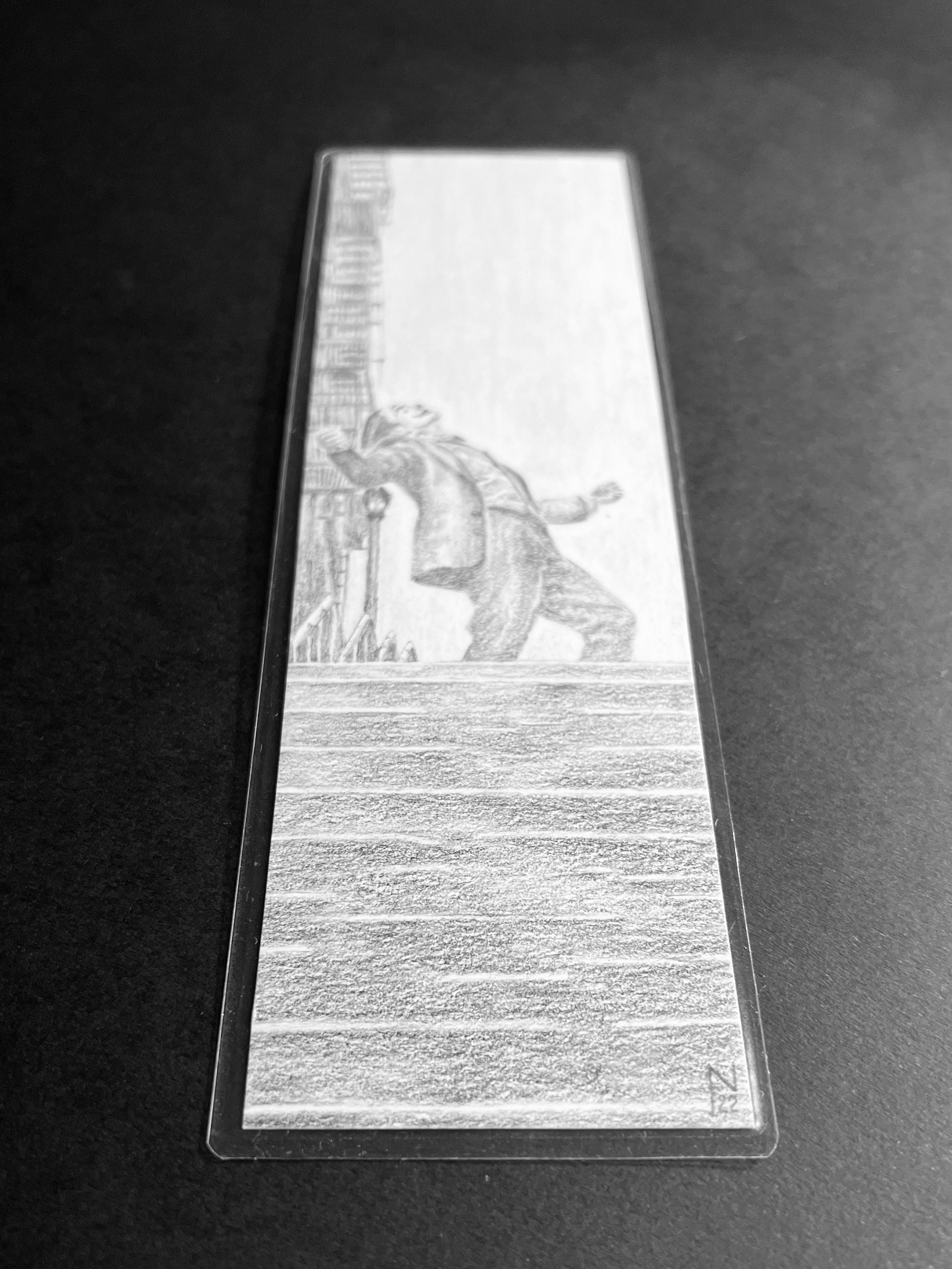 Hand-drawn Bookmark joker - Etsy