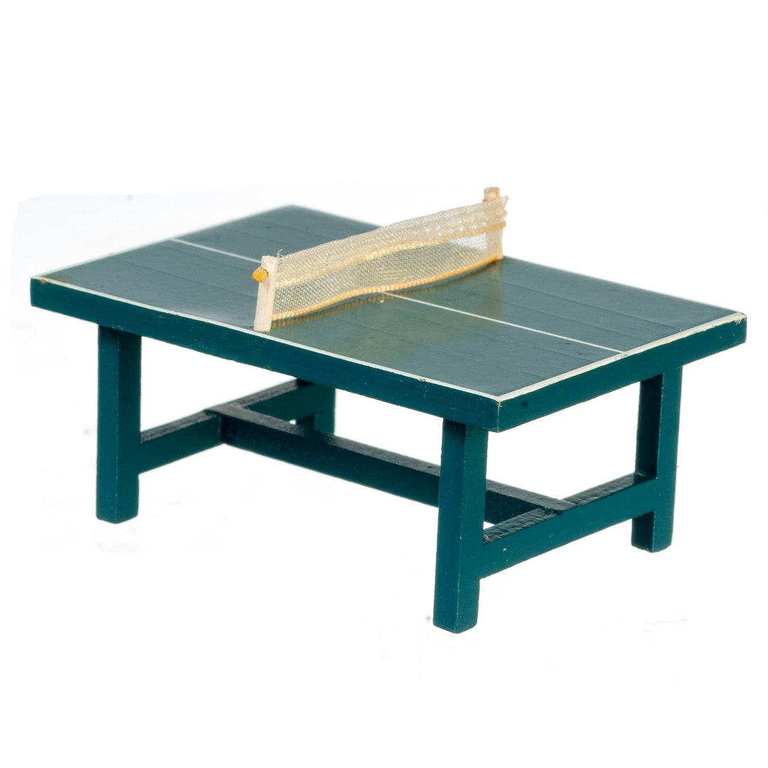 1:12 Ping Pong Table and Paddles, Sports Equipment Accessories ...