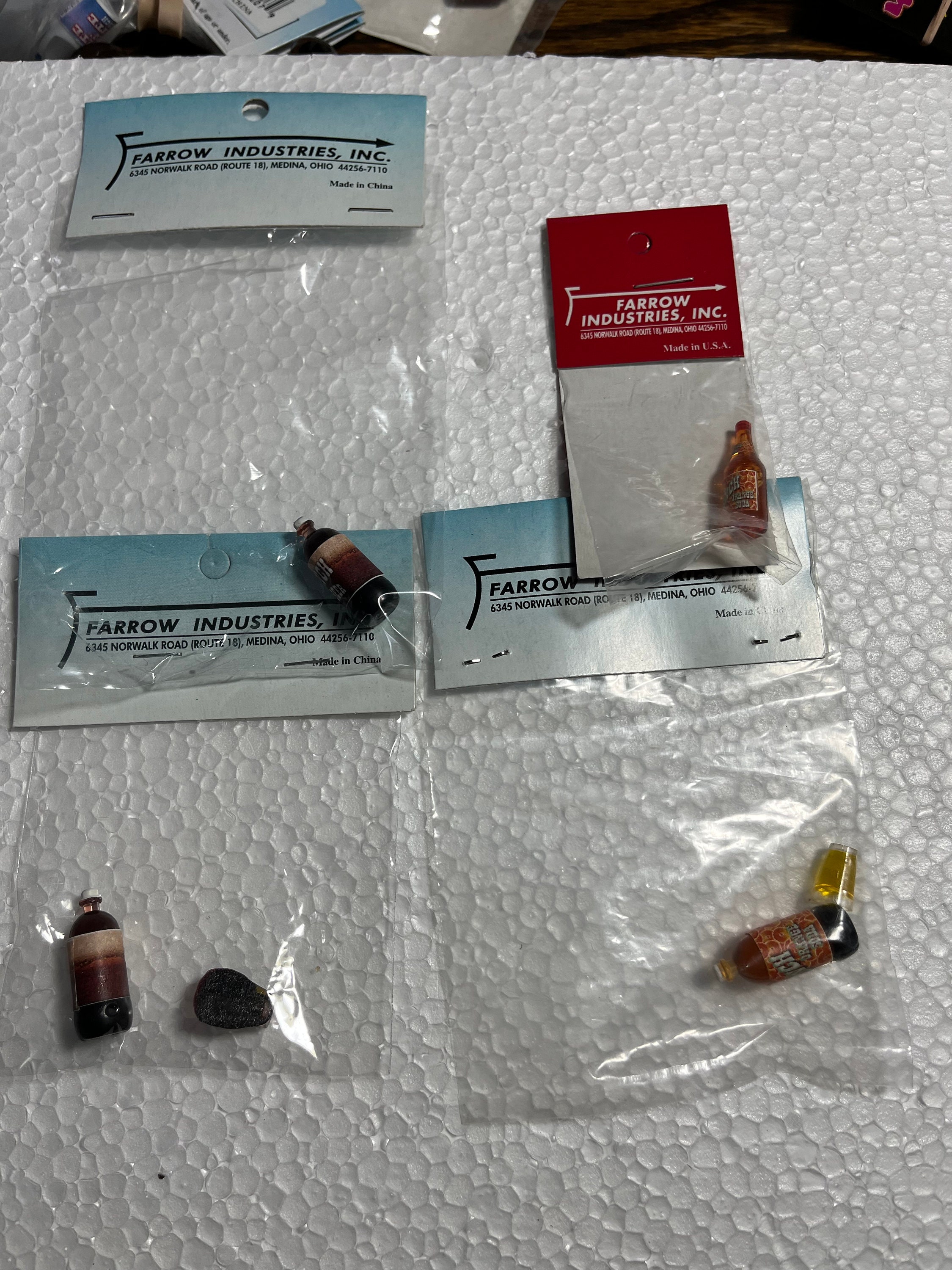 Miniature Soda Pop and Seltzers / Root Beer, Orange Soda,/ Dollhouse ...