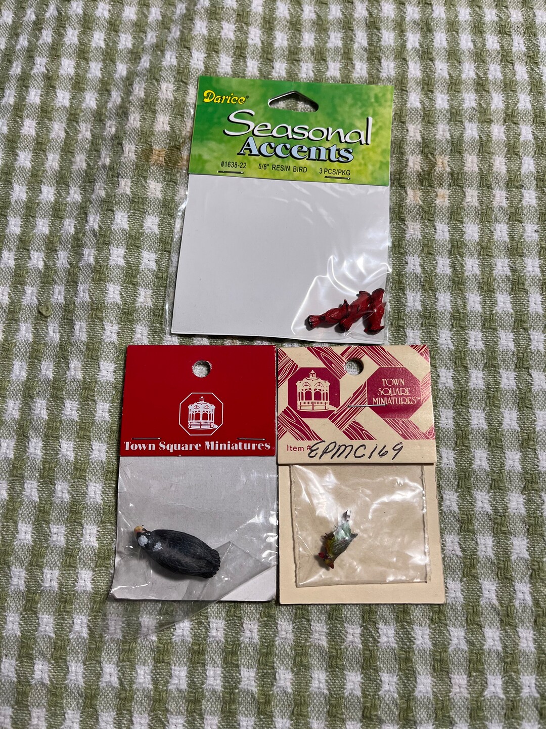 1:12 Scale Bird Miniatures/cardinals/ducks / Dollhouse Animals - Etsy