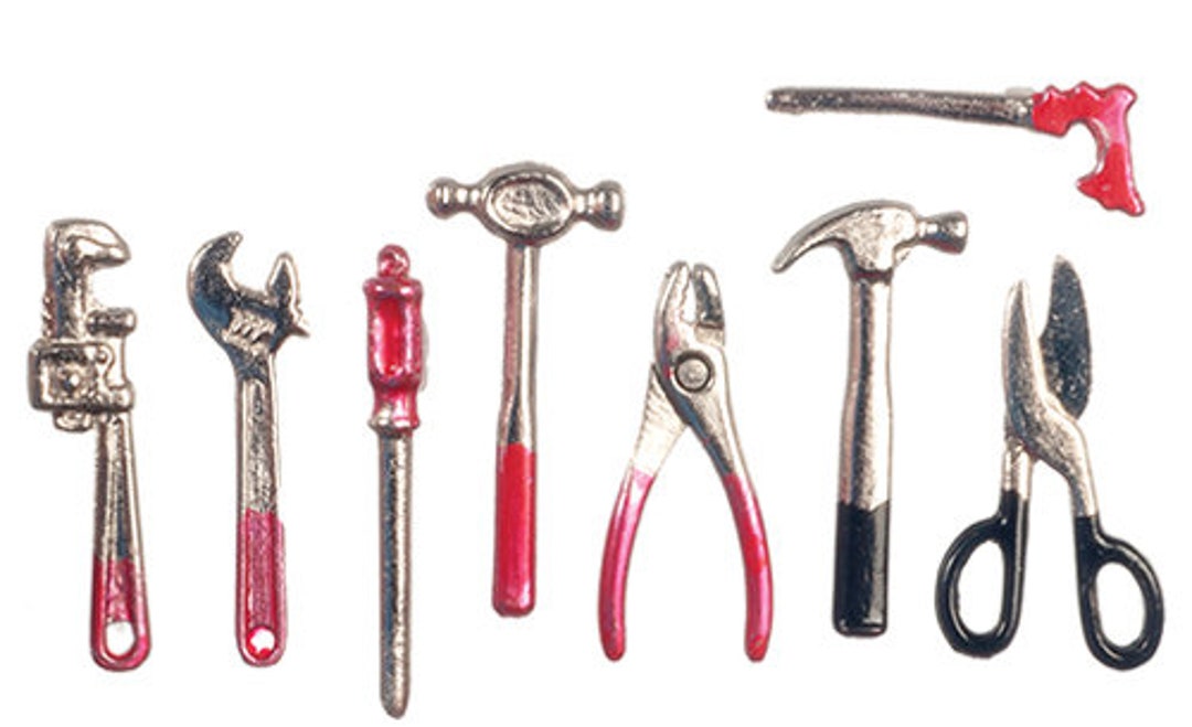 1 12 Scale Tools Set/ Town Square Miniatures/ Ma1074/ - Etsy