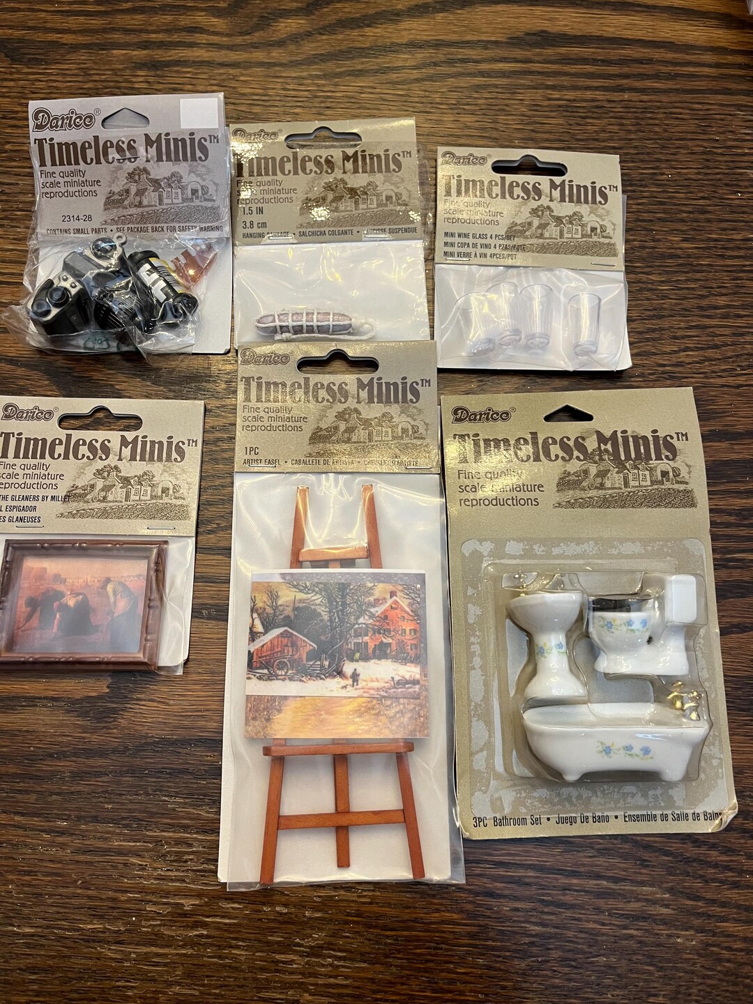 Vintage Miniature's Darice Timeless Miniatures You Choose Bathroom ...