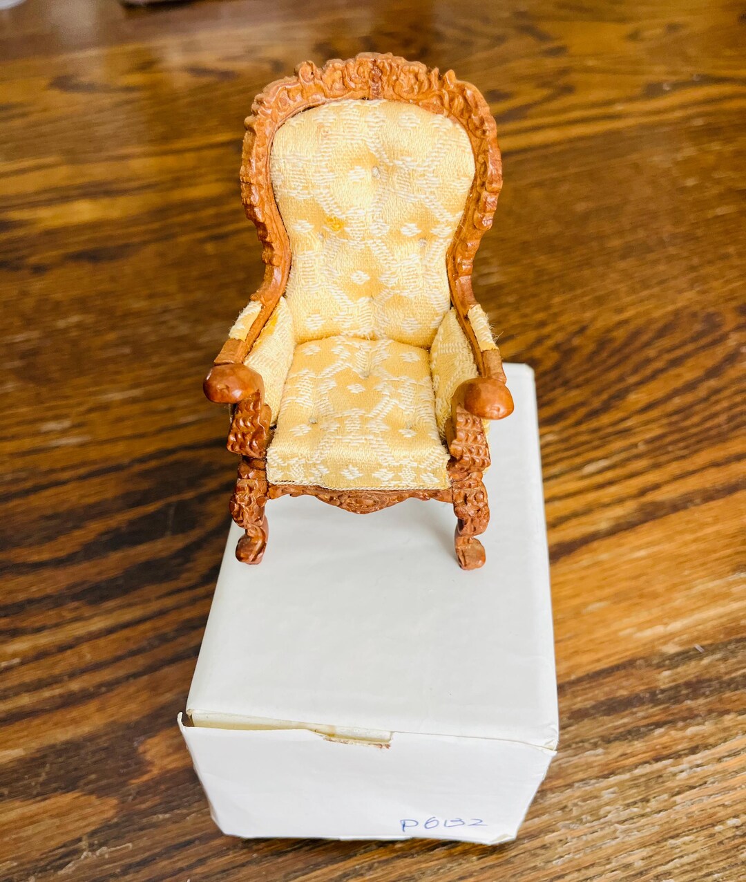 1:12 Fancy Arm Chair, Dollhouse, Miniature Furniture, Platinum P6132 - Etsy