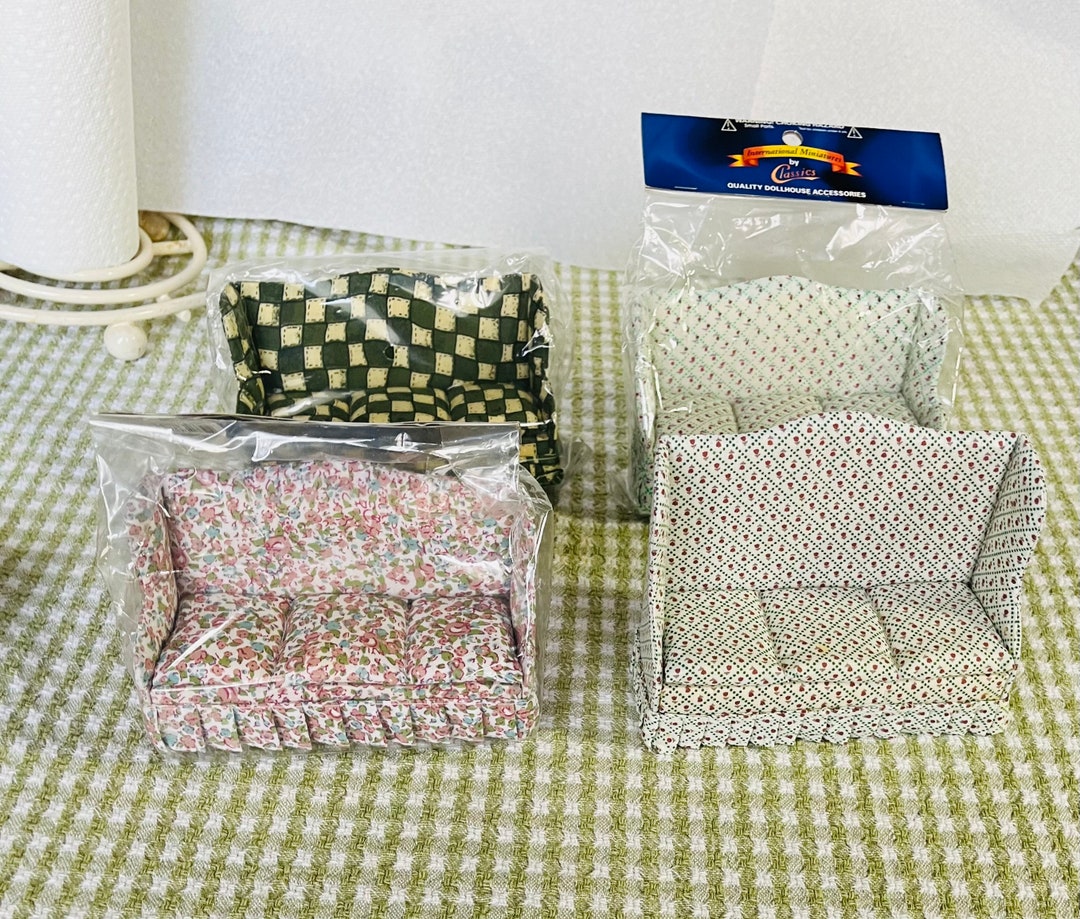 1:12 Miniature Living Room Sofas, You Choose by Classic Miniatures ...