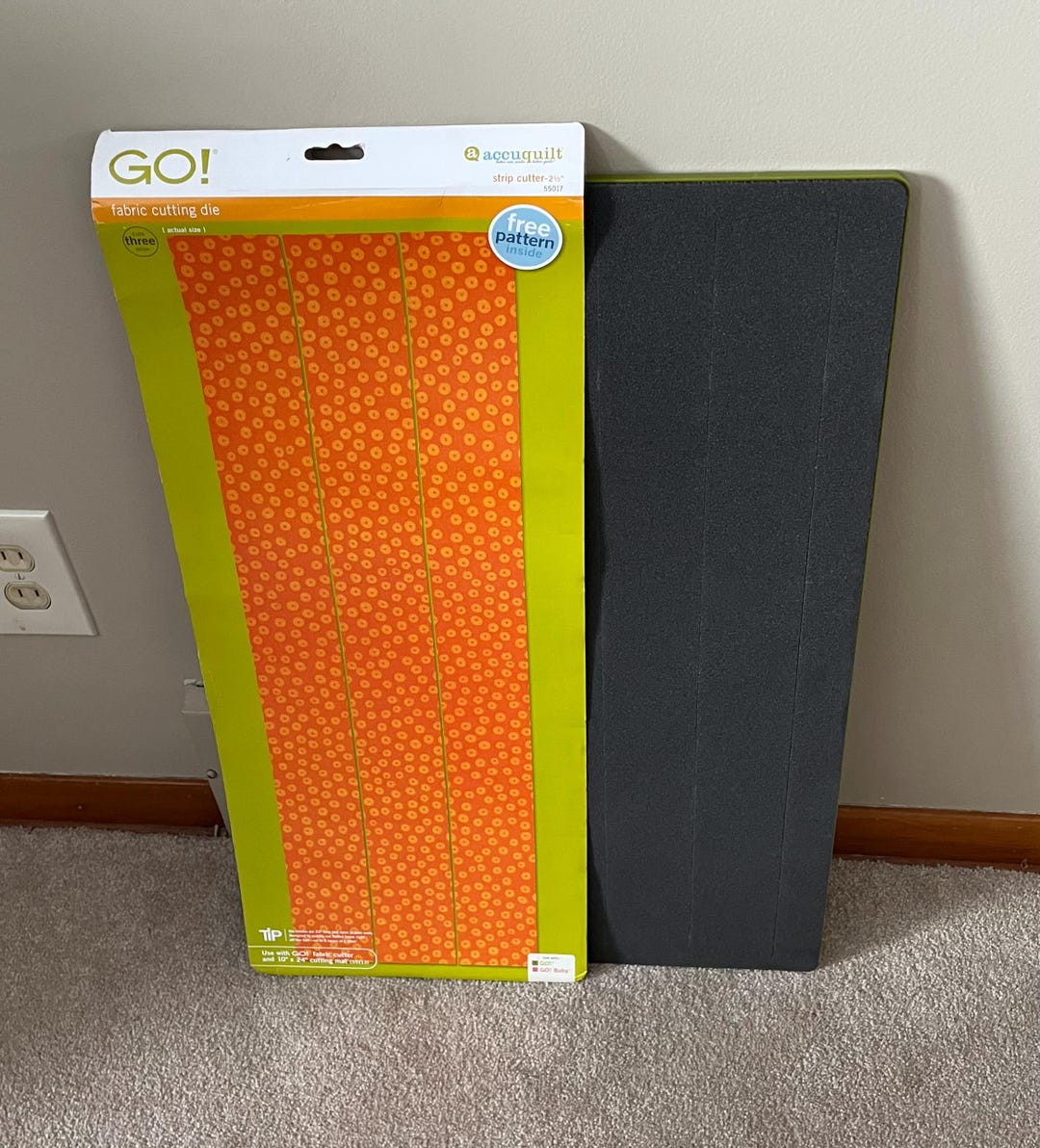 Accuquilt Strip Cutter 2 1/2 Inch Free Shipping - Etsy