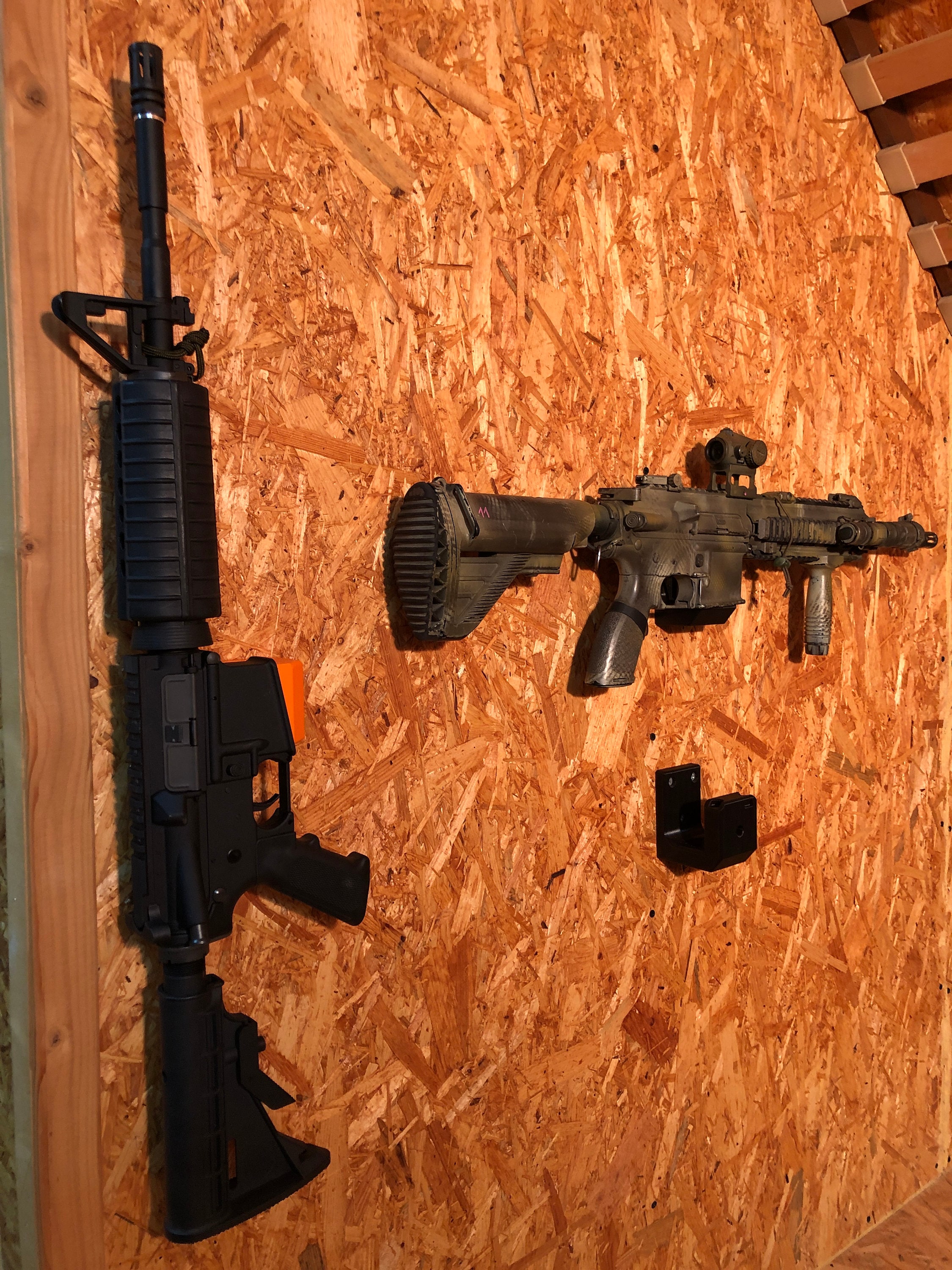 Ar-15/hk416 Rifle Wall Mount customizable Distance - Etsy