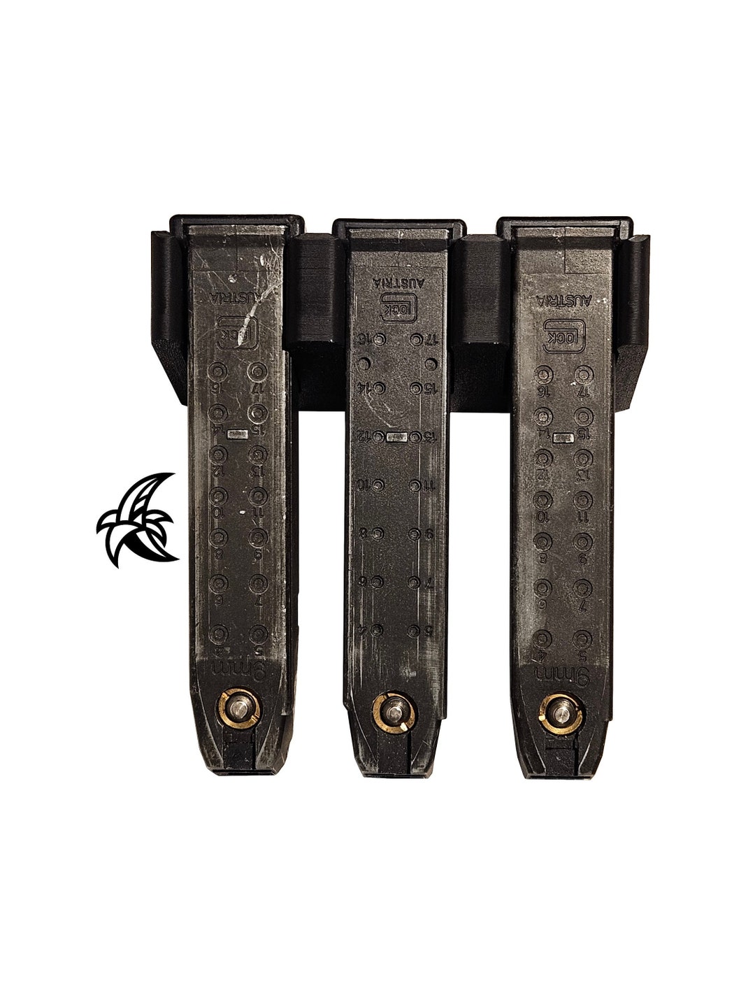 Double Stack 9mm Pistol Magazine Hanger Magnet/gridwall/screws - Etsy