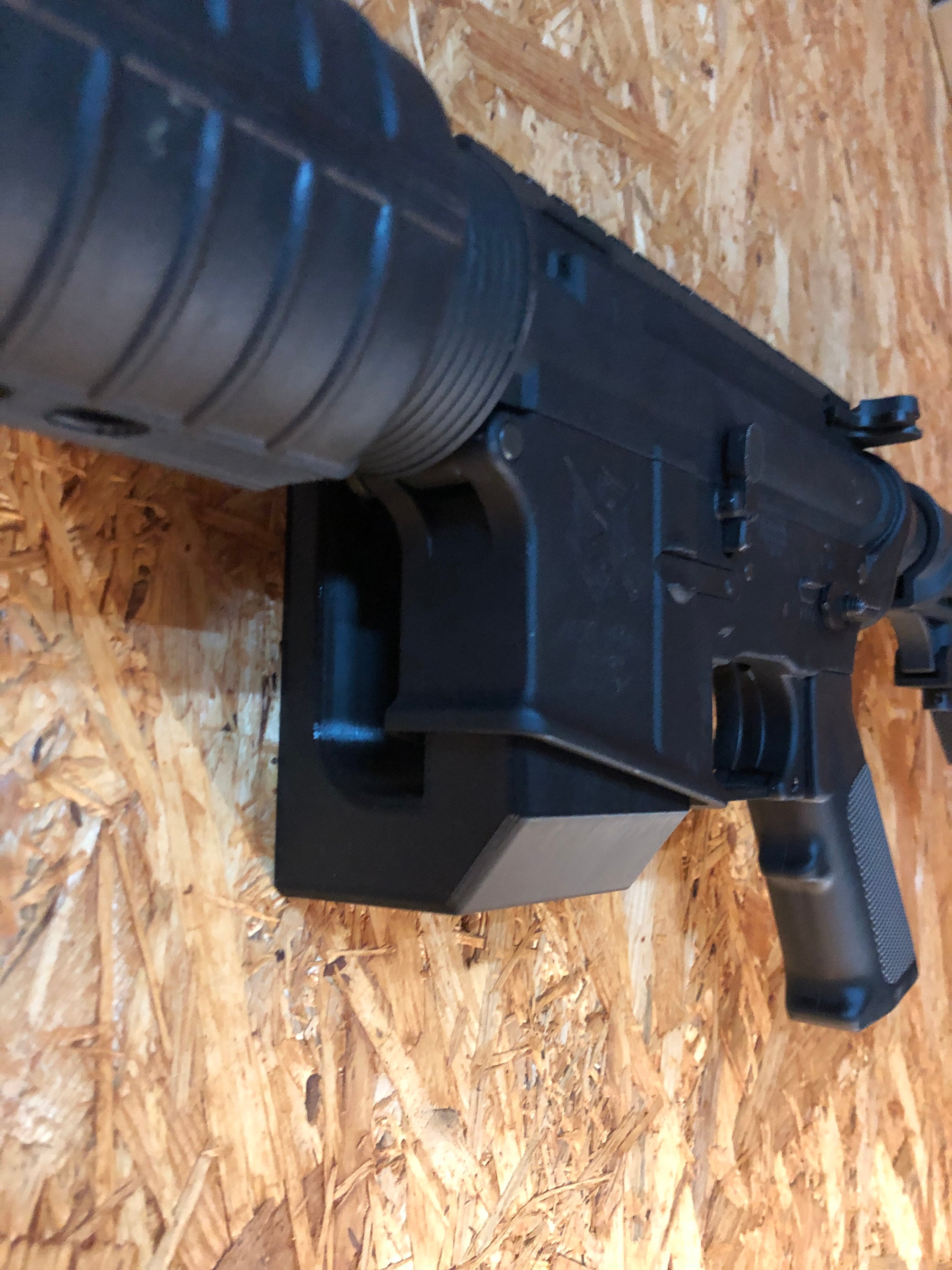 Ar-15/hk416 Rifle Wall Mount customizable Distance - Etsy