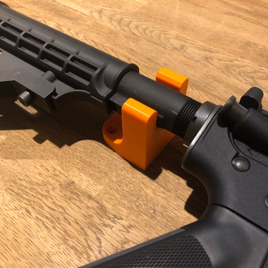 AR 15/10/9 Buffer Tube Wall Hanger Mil-spec Firearm and Airsoft - Etsy