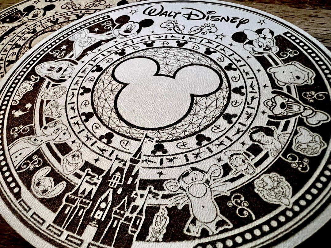 Disney Inspired Aztec Wooden Coaster Calendar I Engraved I 100mm I ...