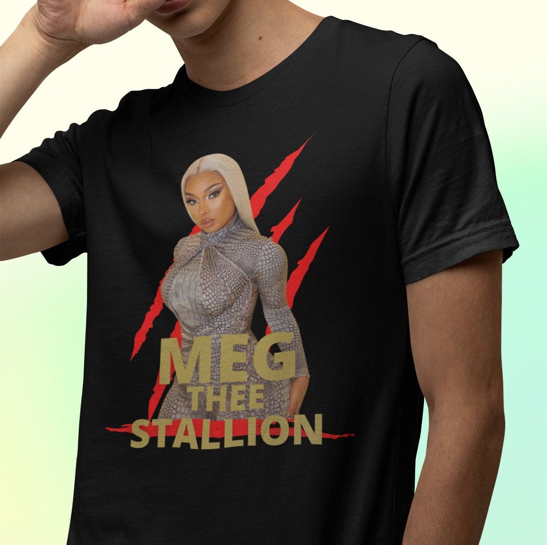 Megan Thee Stallion Scratch T-shirt Rap T-shirt Meg Thee - Etsy