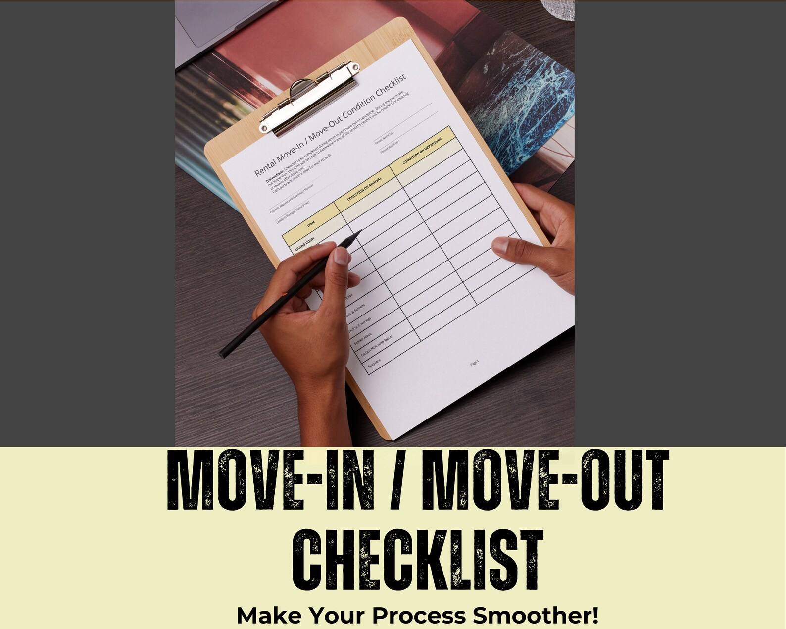 Rental Inspection Checklist, Editable Rental Property Checklist for ...