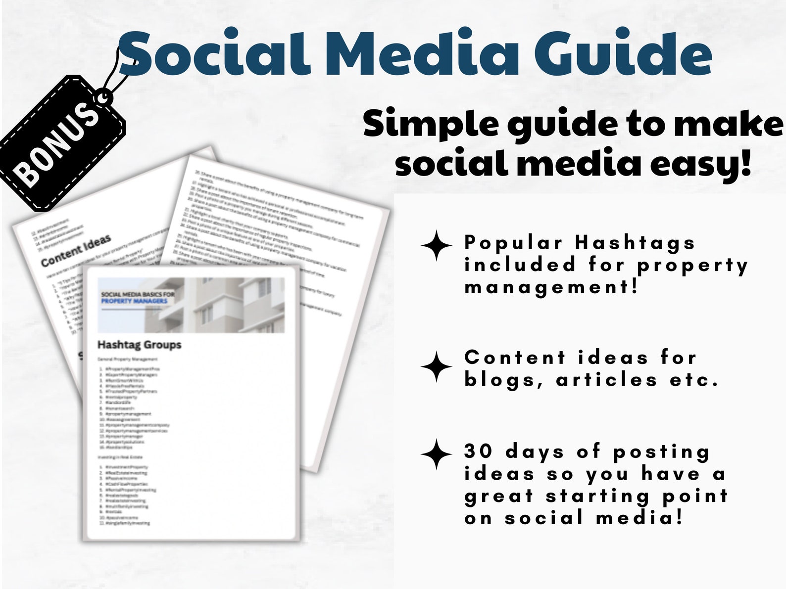 Property Management Social Media Toolkit | 60+ Instagram Posts for ...