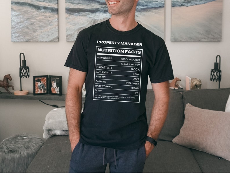 Property Manager Shirt, Funny Property Manager T-shirt, Property ...
