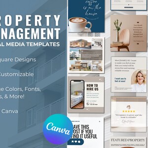 Property Management Instagram Post Editable Property Business Social ...