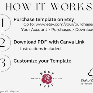 Download Link Page Template Digital Download Instructions Template ...