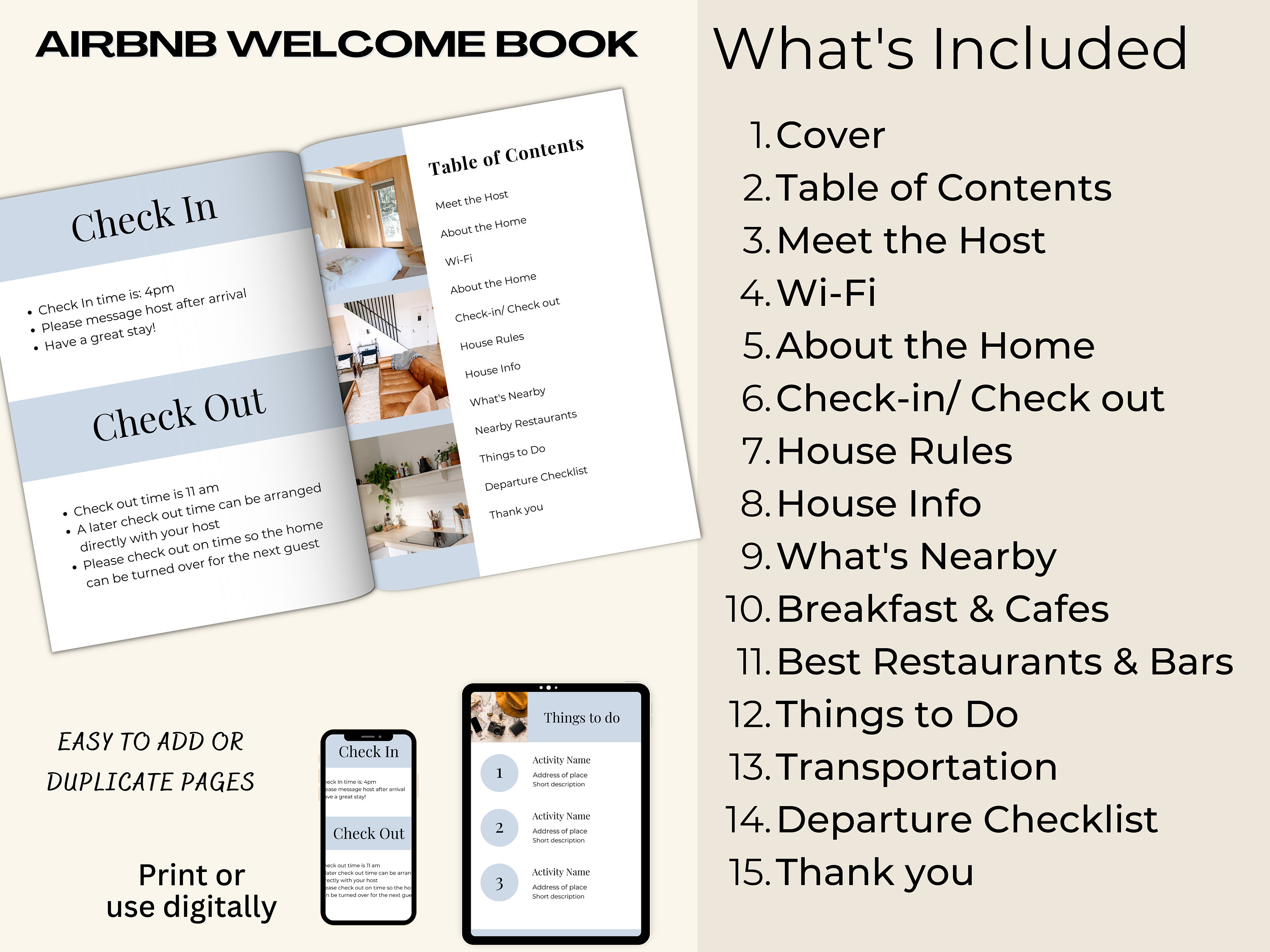 Airbnb Co-host Marketing Bundle | Cohost Flyer | Cohost Social Media ...