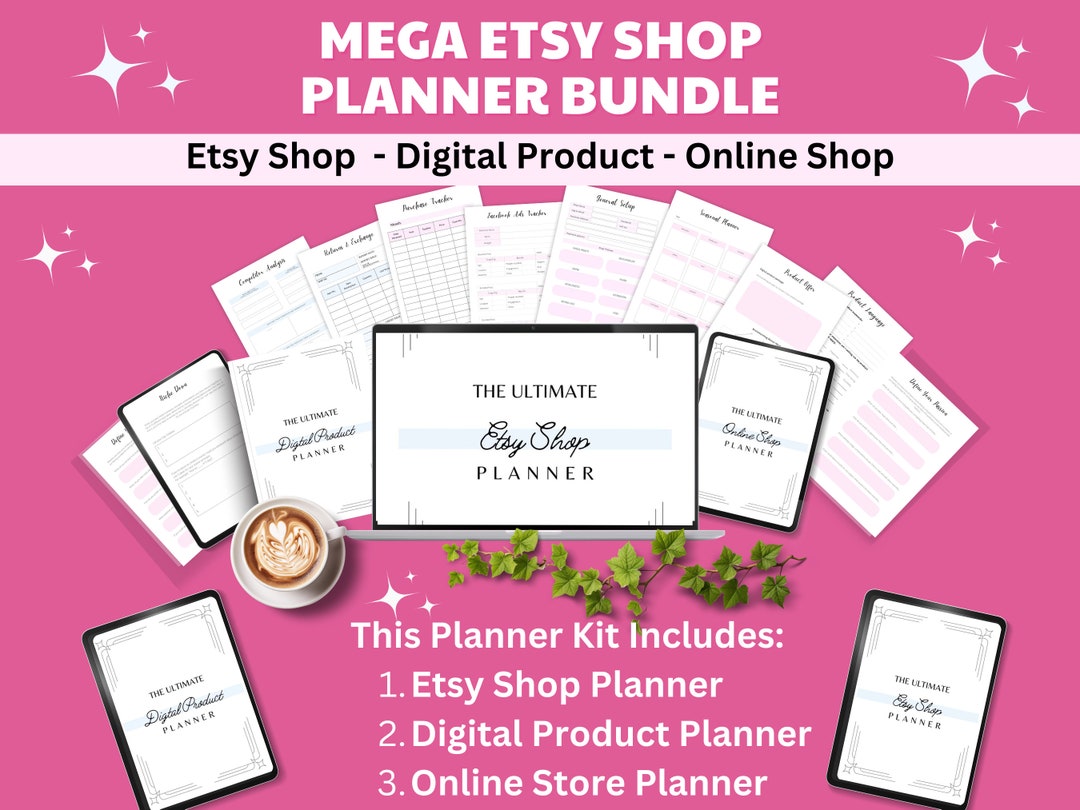 Etsy Shop Planner Bundle |online Shop Planner| Online Seller Planner ...
