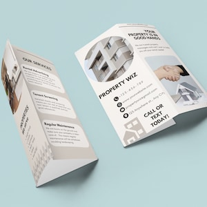 Property Management Services Flyer Template | Editable Property ...