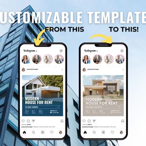 Property Management Instagram Post | Editable Property Business Social ...