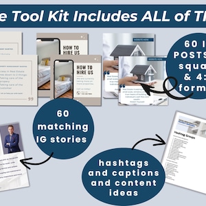 Property Management Social Media Toolkit | 60+ Instagram Posts for ...