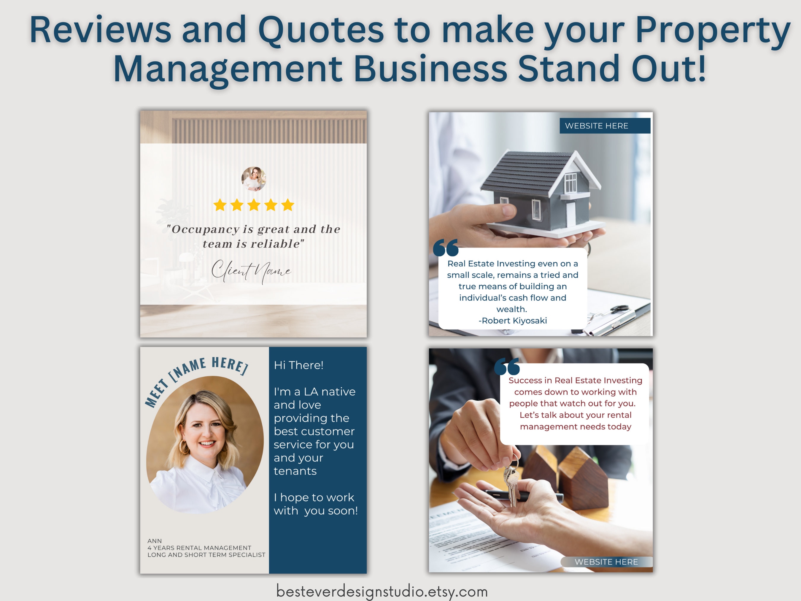 Property Management Instagram Post | Editable Property Business Social ...