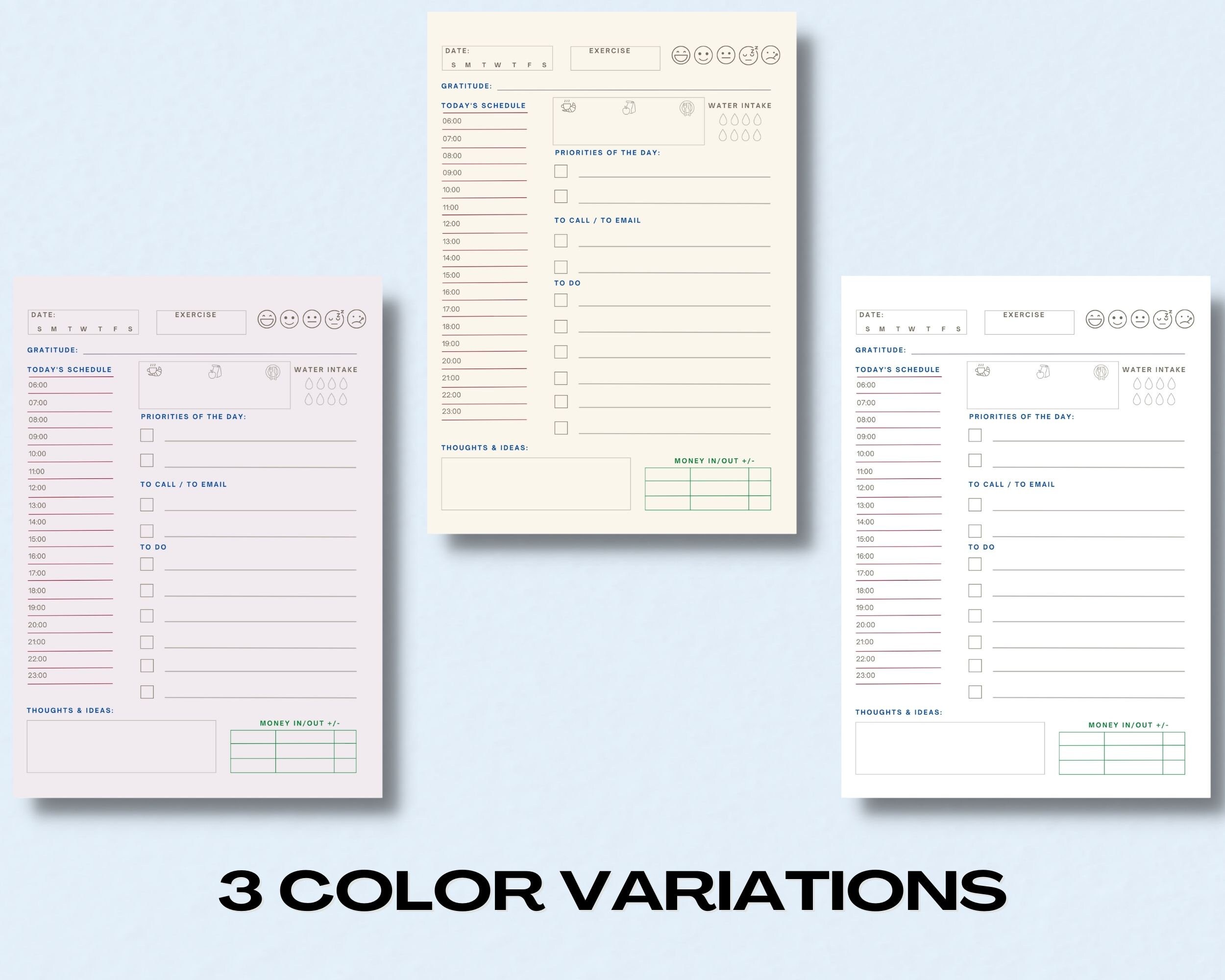 FUN Daily Planner Printable to Do List ADHD Daily Planner Student to Do ...