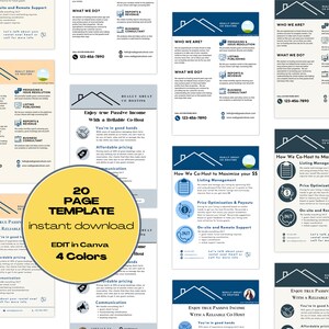 Airbnb Co-hosting Services Flyer Template | Property Management Flyer ...