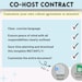 Airbnb Co-host Agreement Contract, Customizable Co-host Template ...