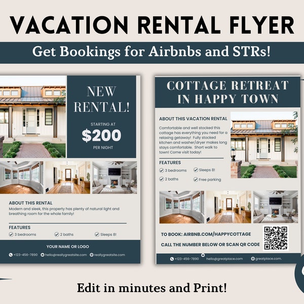 Vacation Rental Sign - Etsy