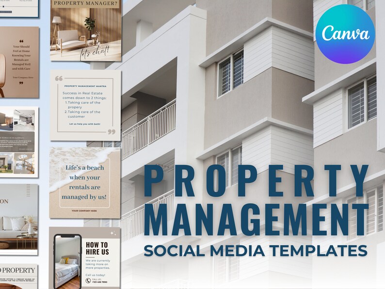 Property Management Instagram Post Editable Property Business Social ...