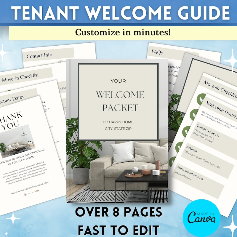 Tenant Guide Template - Etsy
