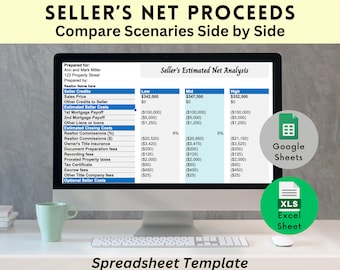Seller's Net Sheet Seller Proceeds Seller Estimated Closing Costs ...