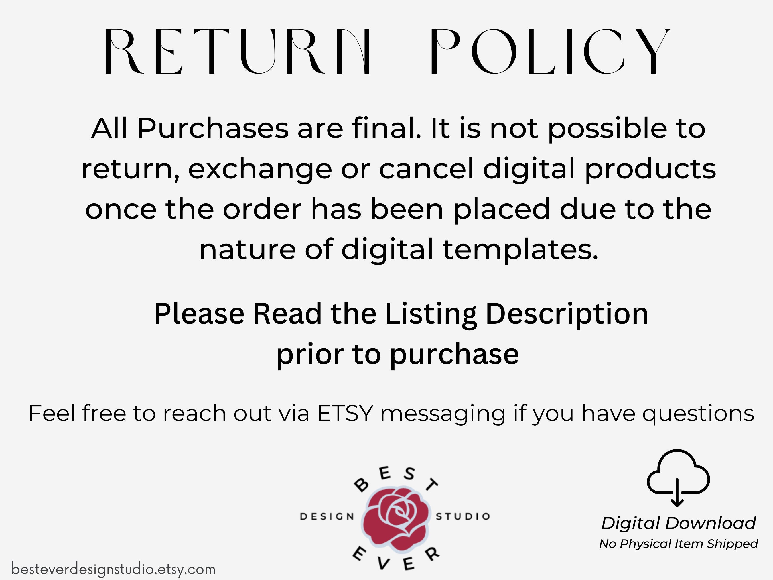 Digital Download Link Page Template Canva Download Guide for Digital ...