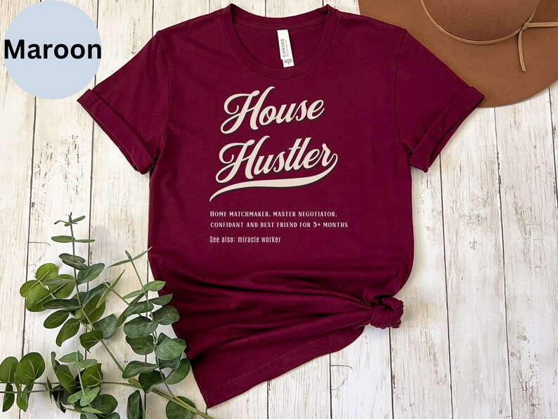 House Hustler Realtor Definition Shirt, Realtor T-shirt, Realtor Tee ...