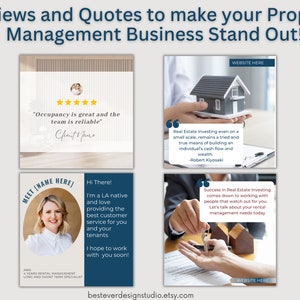 Property Management Social Media Toolkit | 60+ Instagram Posts for ...